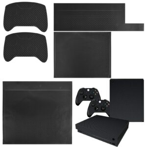 cm carbon fiber protective skin decal sticker cover vinyl skin wrap for xbox one x console and remote controllers