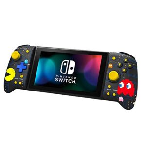 hori nintendo switch split pad pro (pac-man) ergonomic controller for handheld mode - officially licensed by nintendo and namco