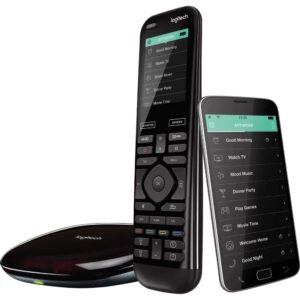 logitech harmony elite remote control, hub and app (renewed)