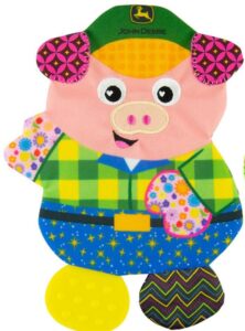 john deere "pig crinklies toy - lp73964-pig