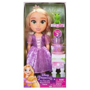 jakks disney princess doll tea time with rapunzel and pascal