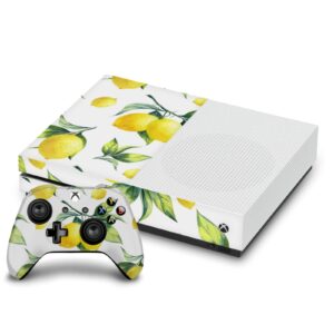 head case designs officially licensed haroulita white lemons art mix vinyl sticker gaming skin decal cover compatible with xbox one s console and controller bundle