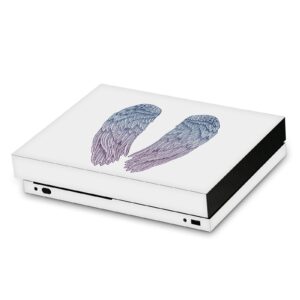 head case designs officially licensed rachel caldwell angel wings art mix vinyl sticker gaming skin decal cover compatible with xbox one x console