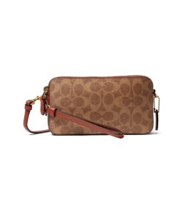 coach kira crossbody tan/rust one size