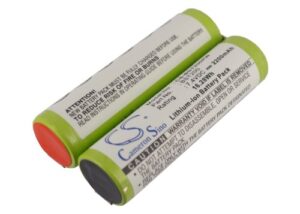 high capacity 2200mah / 16.28wh li-ion replacement battery for bosch ags 7.2 li, ciso, iso fits bosch bst200