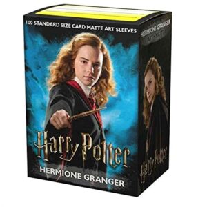 dragon shield matte art harry potter series hermione granger standard size 100 ct card sleeves individual pack