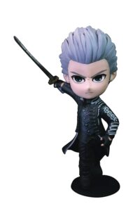 asmus toys devil may cry 5 qbitz: vergil limited articulation figure, multicolor