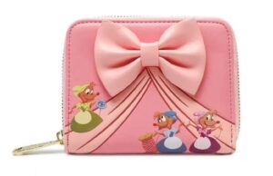 loungefly disney cinderella bow faux leather wallet