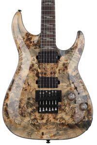 schecter omen elite-6 fr electric guitar - charcoal