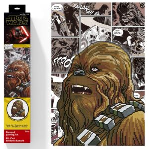 diamond dotz ® - star wars chewbacca diamond painting artwork kit, star wars diamond art, star wars diamond painting, diamond art star wars, diamond painting star wars