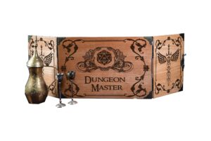 personalizable game master screen made for board role playing game - wooden handcrafted gm screen set - dm gift idea - gifts for him and her (game master)