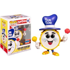 funko pop! ad icons: dum-dums – dum-dums drum man #105 nycc 2020 shared fall convention exclusive pop vinyl figure