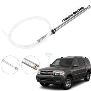 unikpas power car antenna mast w/cable compatible for toyota sequoia 2001-2007 radio replacement 86337-af011