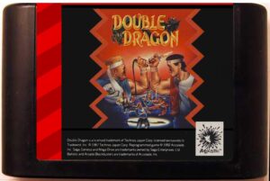 double dragon (sega genesis) - reproduction video game cartridge