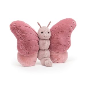 jellycat beatrice butterfly stuffed animal, 10 inches | insect and bug plush toy | classic children's gift