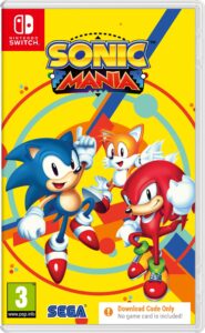 sonic mania - code in box (nintendo switch)