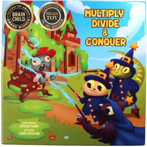 multiply divide & conquer: a cooperative multiplication and division math game for kids