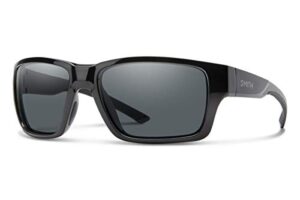 smith outback sunglasses, black/gray, one size