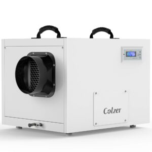 colzer 212 pints crawl space commercial dehumidifier with pump and drain hose, industry water damage unit for up to 8,000 sq ft basements, ideal for industrial or whole home