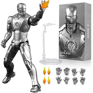 zt 10th anniversary 7 inches deluxe collector iron man mk2 action figures