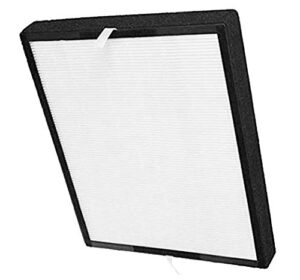 nispira true hepa filter replacement compatible with breathe ff50 fit50 smart air purifier. compared to part hepa-pure ff50, 1 pack