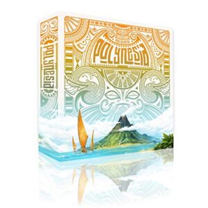 ludonova polynesia board game | strategy board game | adventure game | interactive game for teens and adults | ages 14 and up | 2 to 4 players | average playtime 75 minutes | made by ludonova