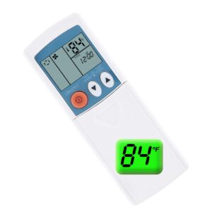 choubenben remote control for mitsubishi msz-fd09na-8 msz-fd12na-8 msz-fd18na-8 pla-rp71ba-sh msz-fe12na msz-fe09na a/c air conditioner display in fahrenheit