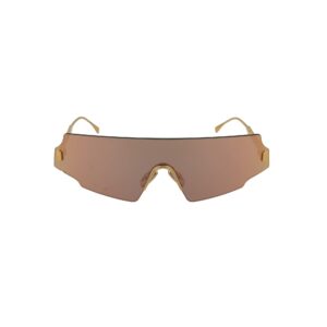 fendi shield sunglasses ff0440s 0000j gold 99mm 440