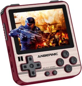 baoruiteng rg280v handheld game console with 16 + 64g tf 5000 games 64bit 2.8inch ips screen, retro game console opening linux tony system portable video game console