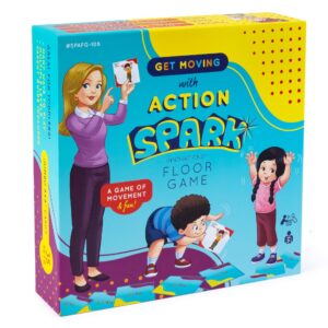 action kids floor game, memory matching card game, toddler movement card games, interactive game for kids, seek and find action verb cards educational toys