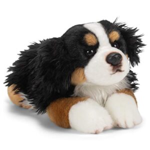 demdaco bernese mountain dog black and tan 10 inch children's soft plush stuffed animal toy