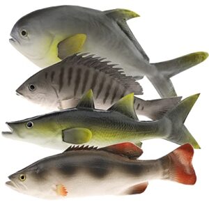 gresorth 4 pcs fake hanging fish decoration simulation artificial food model for home party garden kitchen shop hotel restaurant display