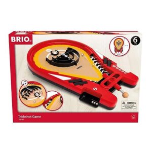 brio 34080 trickshot game | classic pinball game for ages 6+