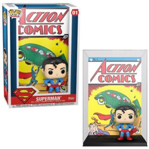 funko pop! vinyl comic cover: dc - superman action comic