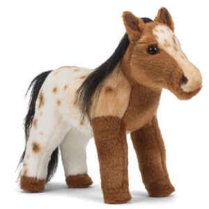 demdaco quarter horse soft blonde palomino 10 inch children's soft plush stuffed animal toy