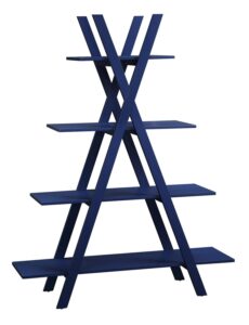 convenience concepts oxford a frame bookshelf, 45.75" l x 13" w x 59" h, cobalt blue