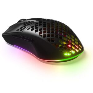 steelseries aerox 3 wireless - super light gaming mouse - 18,000 cpi truemove air optical sensor - ultra-lightweight water resistant design - 200 hour battery life