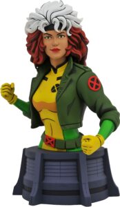 diamond select toys marvel animated x-men: rogue bust, 6 inches