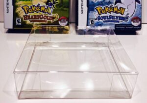 2 box protector heartgold/soulsilver case for nintendo ds ntsc only!