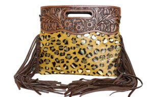 american darling cross body bag in cheetah and gold acid wash style number adbgs146chego (brown)