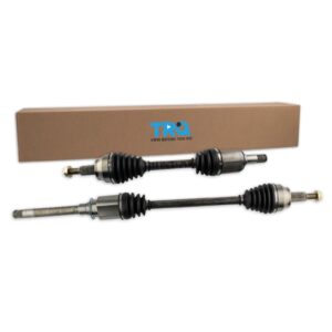 trq front cv axle shaft assembly set compatible with 2012-2021 dodge durango 2011-2018 jeep grand cherokee