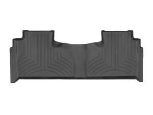 weathertech custom fit floorliners for escalade esv, suburban, tahoe, yukon xl, escalade-v - 2nd row (4416322), black