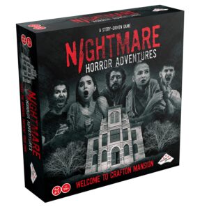 nightmare horror adventures | murder mystery board game for adults and teens (english version)