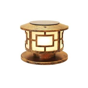 spnec cylindrical outdoor column lamp european gate exterior post lantern shop entrance villa home patio garden light waterproof lighting traditional