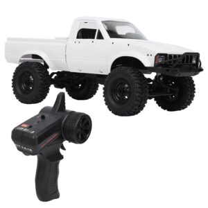 vgeby rc crawler car, 2.4g 1/16 4wd off-road truck full scale four wheel remote control children rc car toy model car complete rc rock crawler 1 16 rc car