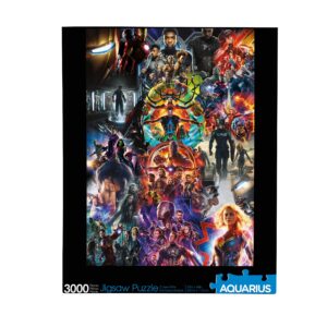 aquarius marvel avengers collage (3000 piece jigsaw puzzle) - glare free - precision fit - officially licensed marvel merchandise & collectibles - 32 x 45 inches