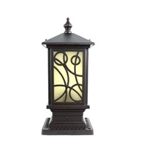 spnec solar lights, column headlights outdoor garden lights home waterproof european style