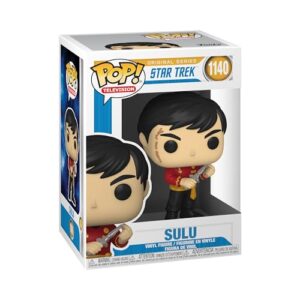 funko pop tv: star trek - sulu (mirror mirror outfit) collectible vinyl figure, multicolor, one size