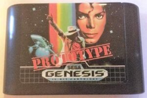 michael jackson's moonwalker *prototype* (sega genesis) - reproduction cartridge