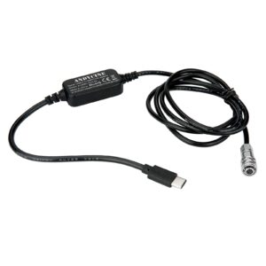 andycine 12v usb pd power pipe for bmpcc blackmagic pocket cinema camera 4k & 6k&6k pro usbc pd power cable, power your camera from any usb-c pd device